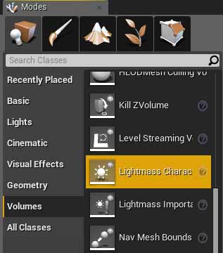 [UE4]Indirect Lighting Cache & Lightmass Importance Volume